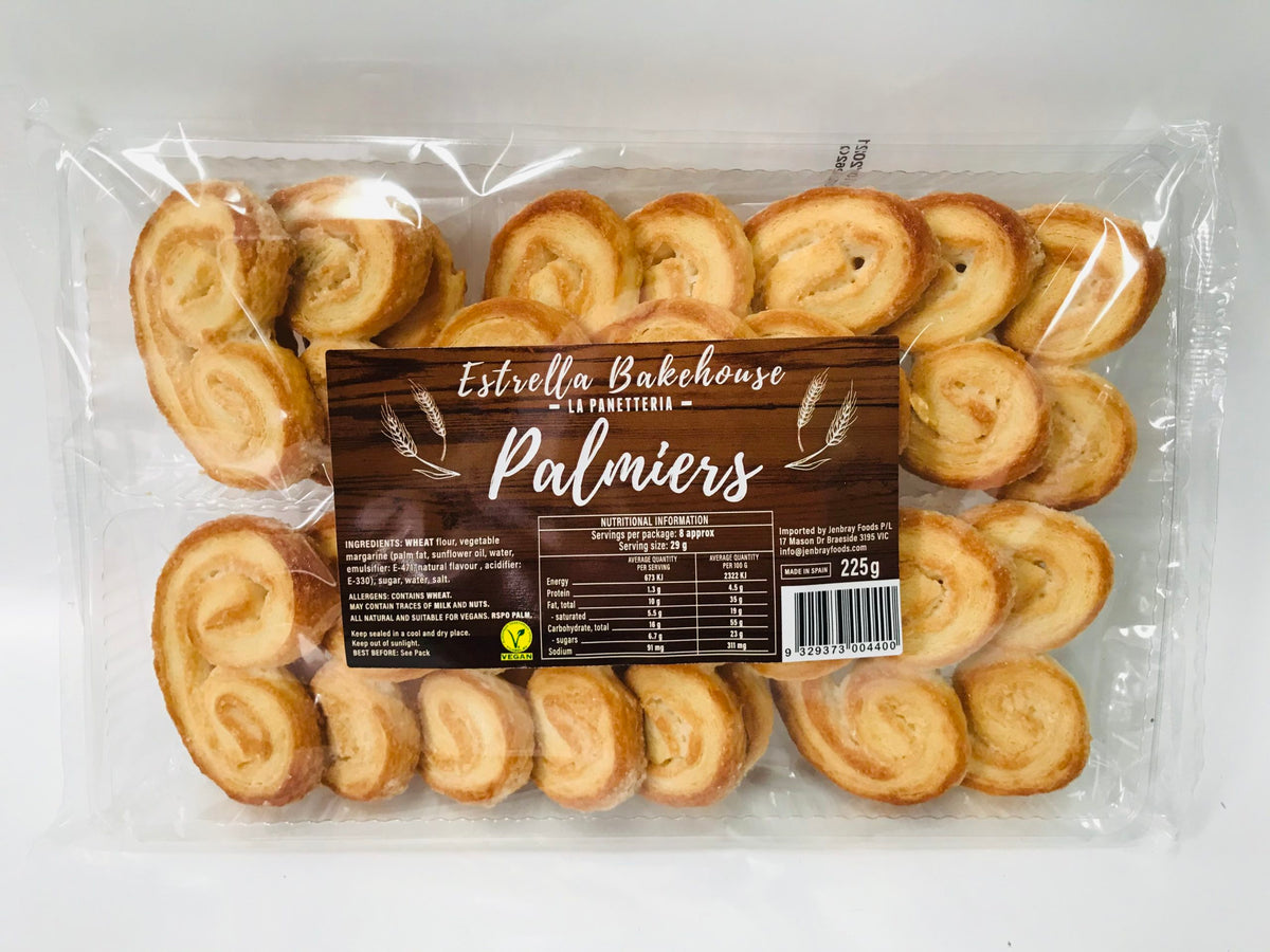 ESTRELLA BAKERY PALMIERS 225G — Marketplace