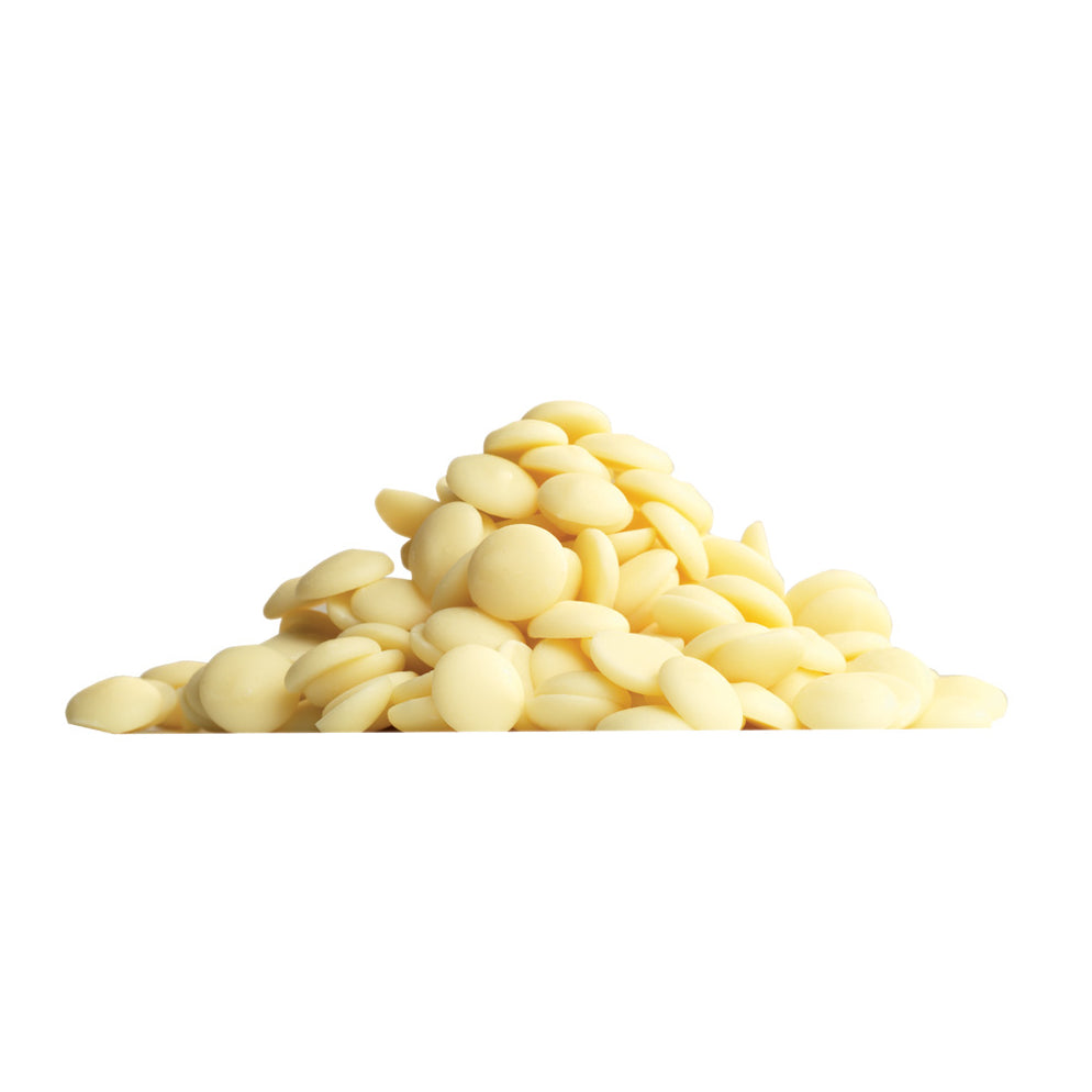 VAN HOUTEN CHOCOLATE WHITE CALLETS 27.8% 12.5KG — Marketplace